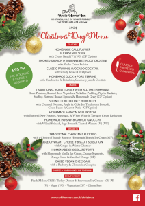 Christmas Menus – The White Horse Inn, Whitwell | Isle of Wight Pub